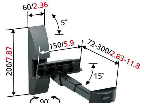 Кронштейны для колонок Vogel's VLB 200