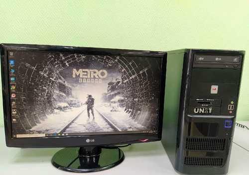 Игровой Пк FX-8320E SSD R9 370 4Gb + Монитор 23"