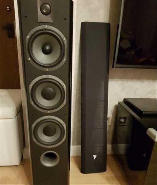 Focal Chorus 726 Чёрный лак и кожа