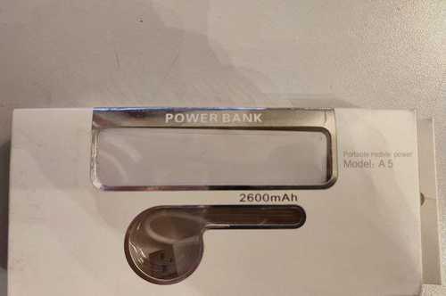 Power bank A5 2600 mAh