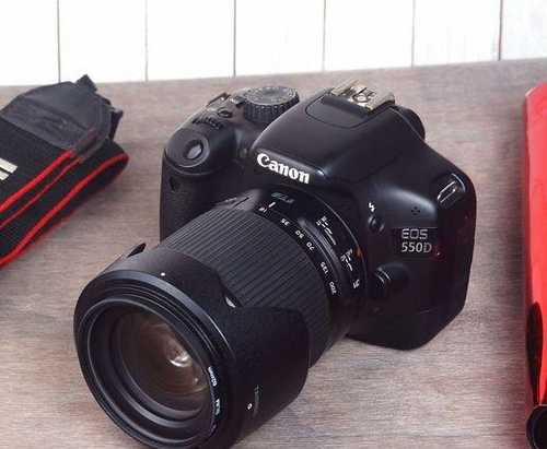 Canon 550d + объектив Tamron 18-200 di II vc