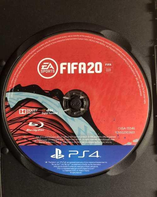 Игра Fifa 20 для PS 4. Лицензия (без коробки )