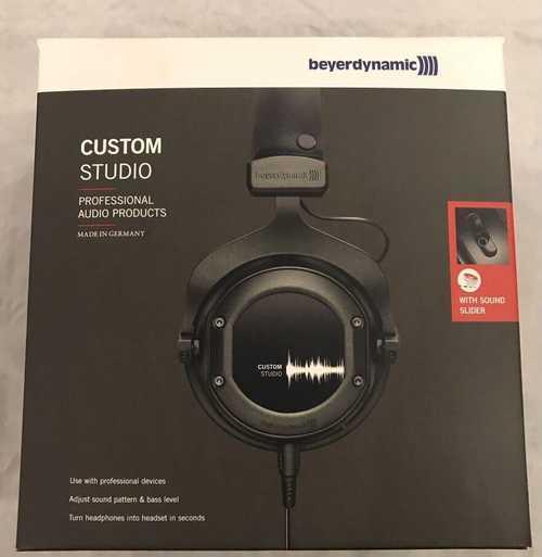 Наушники Beyerdynamic Custom Studio (80 Ом), новые