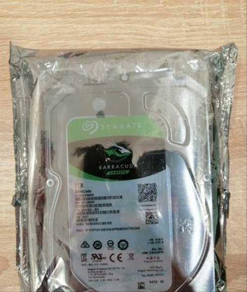 HDD seagate 2Tb новый в упаковке