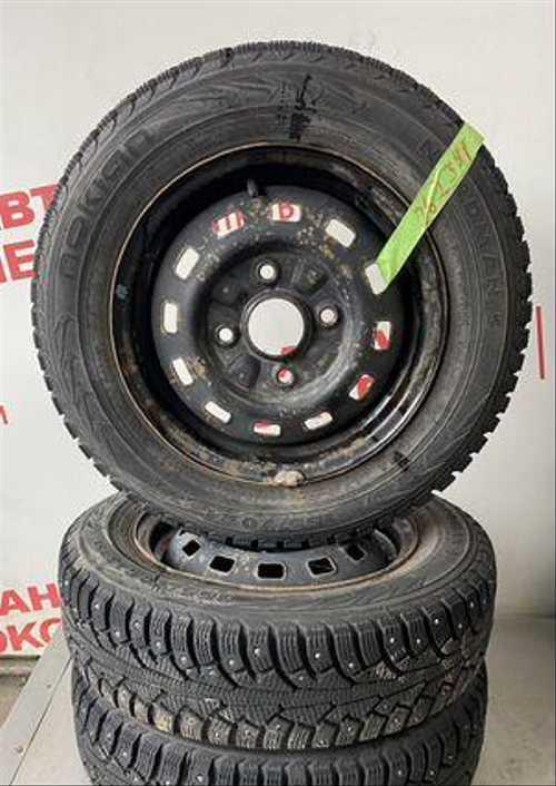 155/70 R13 Зимние шины Nordman 5 + Диски 4х100