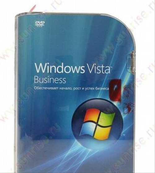 Windows Vista Business Russian DVD (66J-00320) BOX