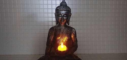 Будда с LED подсветкой(Свечой) от сети