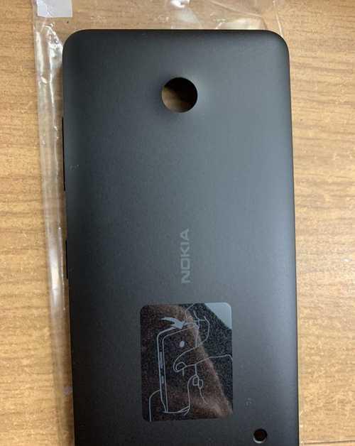 Задняя крышка для Nokia Lumia 630 чёрная