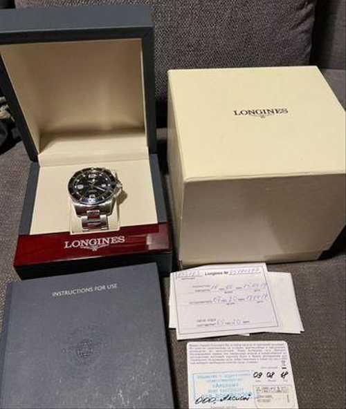 Longines hydroconquest 44 мм 72 часа