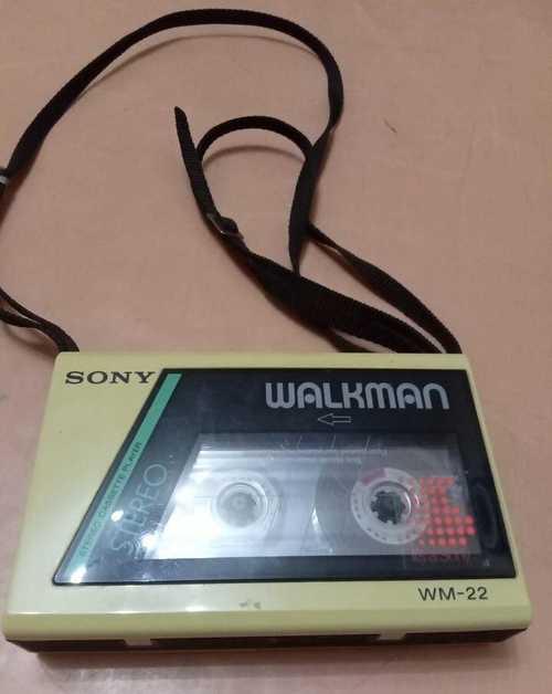 Кассетный аудиоплейер sony Walkam WM-22