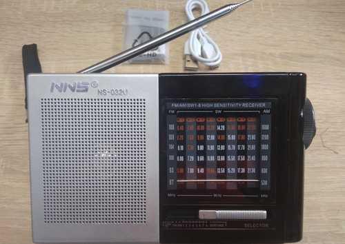 Радиоприёмник NNS NS-032U FM/AM/SW с аккумулятором