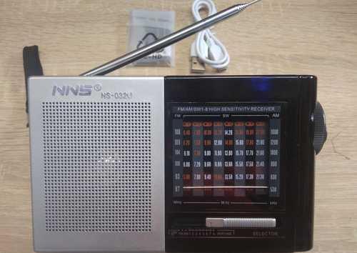 Радиоприёмник NNS NS-032U FM/AM/SW с аккумулятором