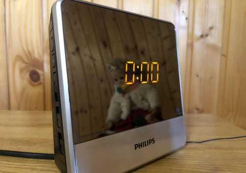 Часы, будильник, радио philips