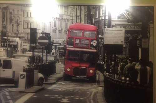 Картина Икеа, Лондонский автобус, 140x100 см