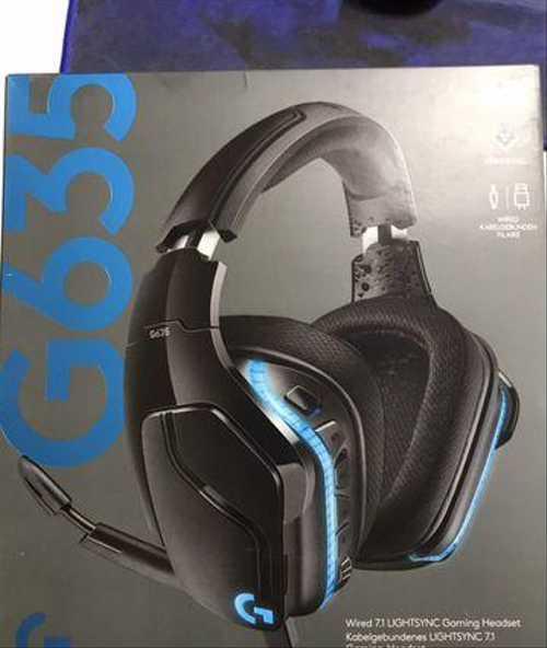 Игровые наушники Logitech G635