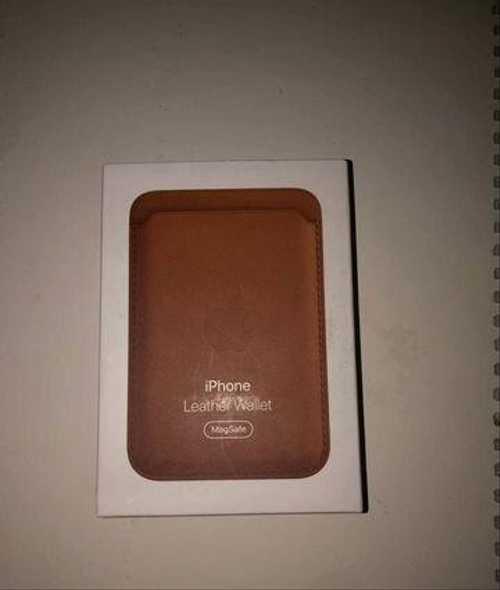 Кожаный Чехол-Бумажник для iPhone - Apple Magsafe