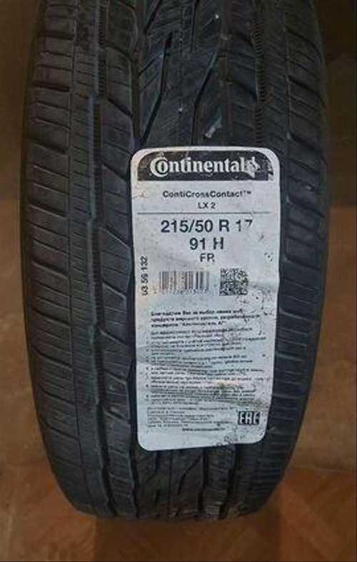 Continental ContiCrossContact LX2 215/50 R17, 1 шт
