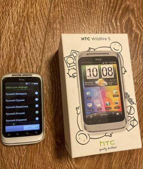 Смартфон android htc wildfire s рабочий