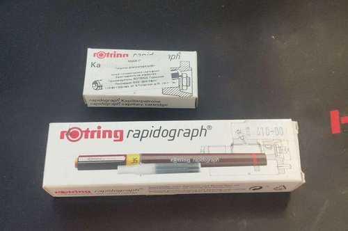 Изограф Rotring 0,4 с тремя патронами