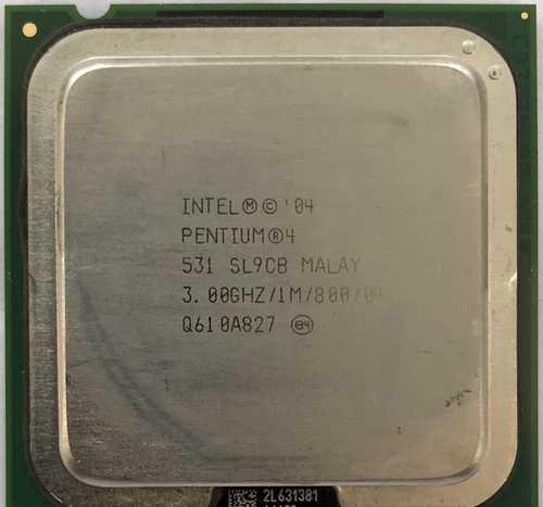Процессор Intel pentium 531