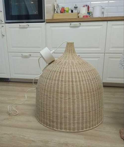 Люстра из ротанга IKEA