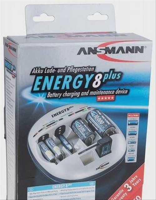 Зарядное устройство ansmann energy 8 plus