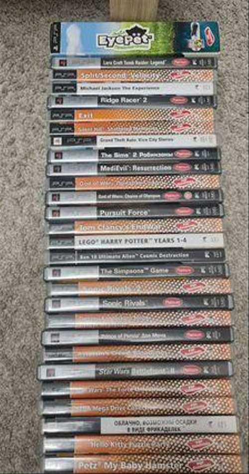 Коллекция дисков PSP