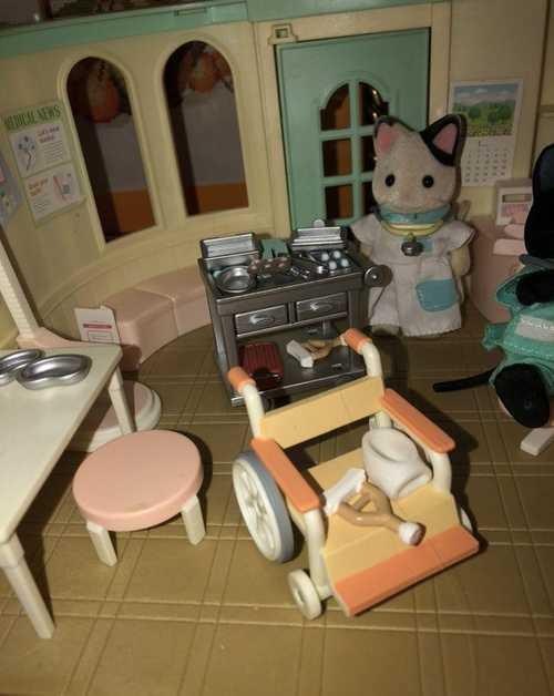 Sylvanian Families. Три набора вместе(Больница, ме