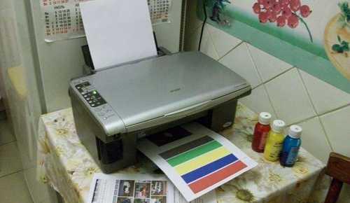 Принтер мфу Epson CX4900 рабочий