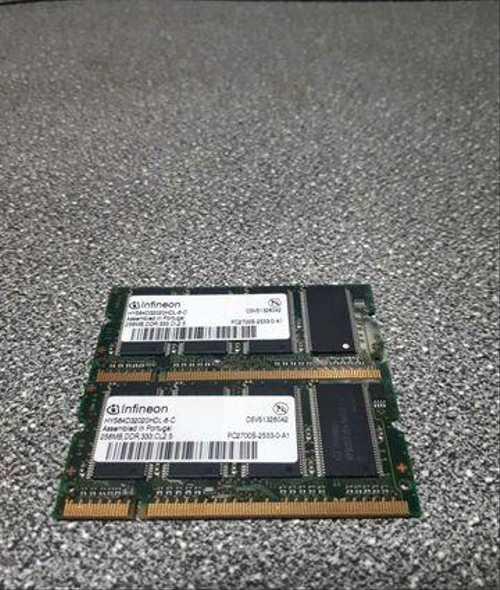 Оперативная память SO-dimm DDR 333