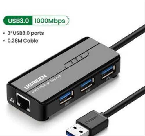 USB хаб концентратор Ugreen goojodoq