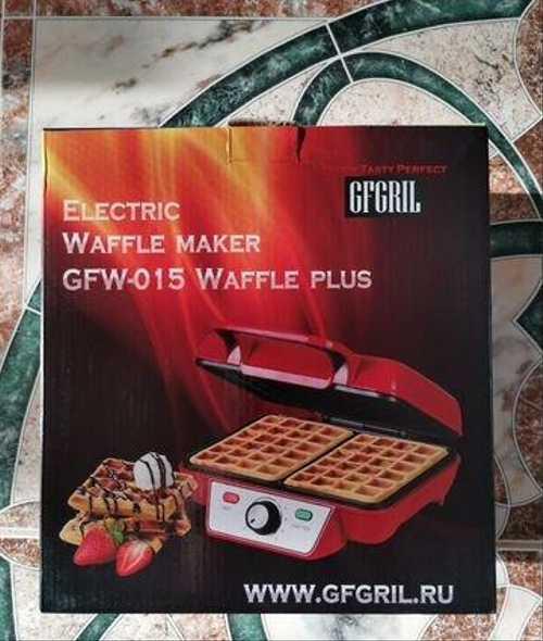 Электровафельница GFgril GFW-015 Waffle plus