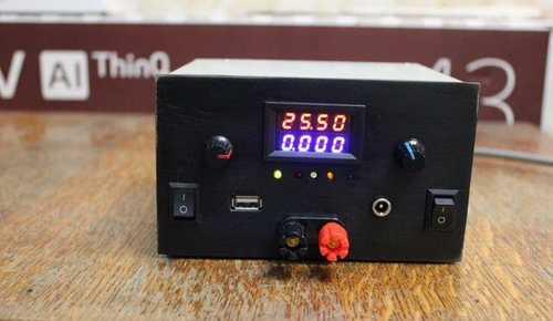 Лабораторный блок питания до 25.5v ток до 9А