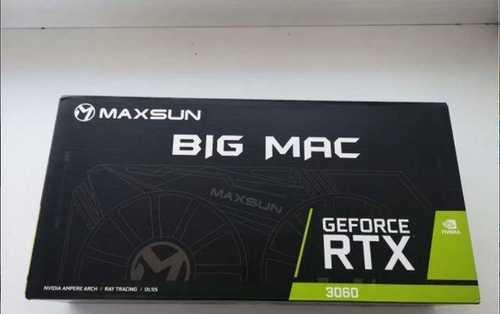 Продам видеокарту Maxsun RTX3060 Big Mac