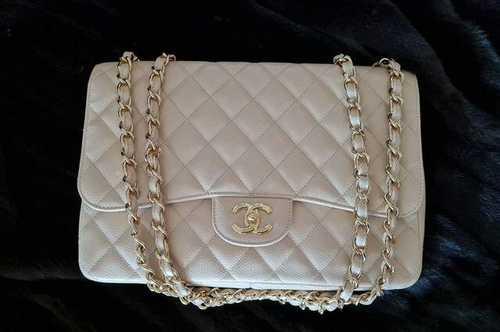 Chanel оригинал jumbo сумка шанель 2.55 клатч икра