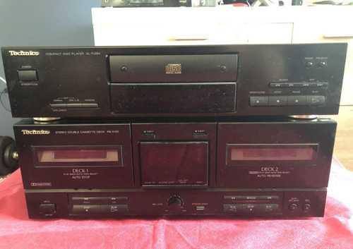 Дека кассетная и CD проигрыватель Technics