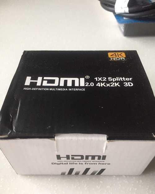 Hdmi splitter 1x2 Сплиттер Разветвитель