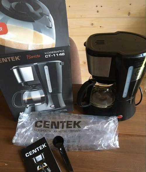 Кофеварка капельная Centek CT-1146 черный