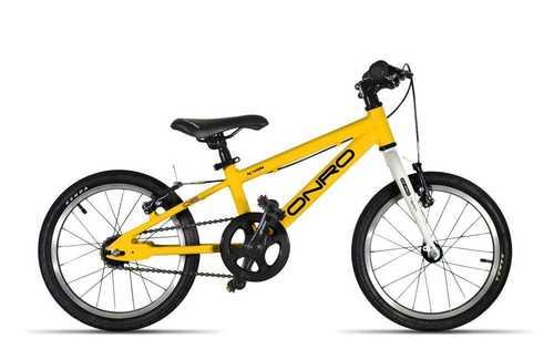 Велосипед детский Runbike onro 16 желтый 3-7 лет