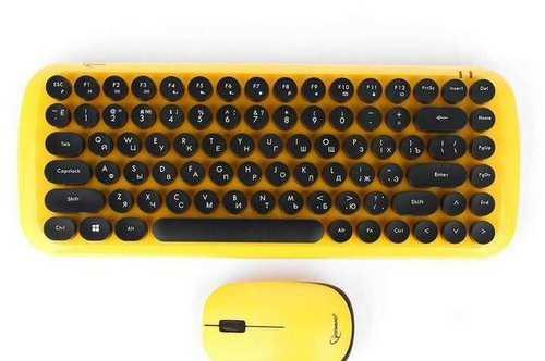 Комплект клавиатура мышь беспров. Gembird KBS-9000