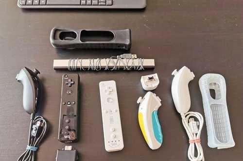 Набор из разных Wii Remote и аксессуаров