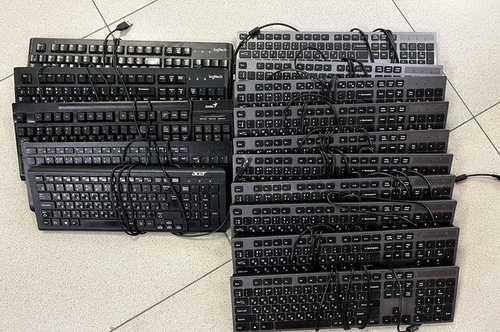 Клавиатуры A4tech KV-300H + Logitech+Genius+ Acer