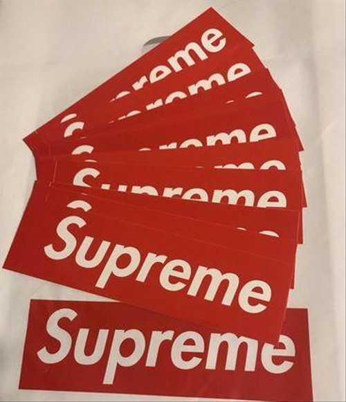Supreme Sticker Стикеры