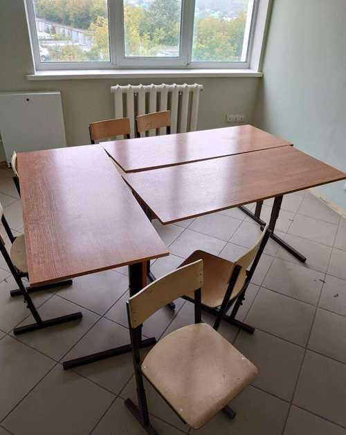 Стол ученический(парта) стулья