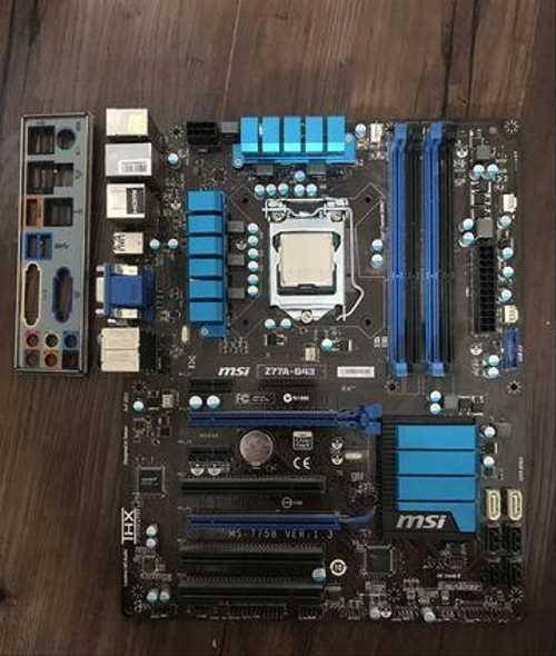 Материнская плата LGA 1155 MSI Z77A-G43