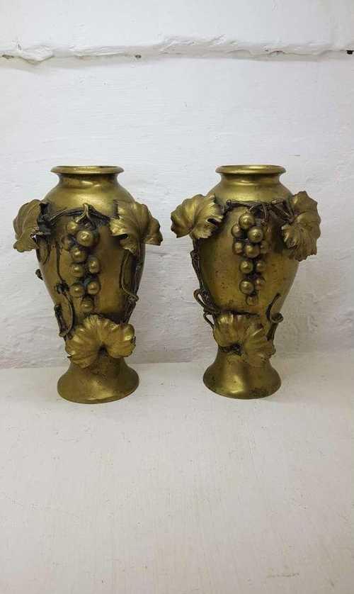 Японские бронзовые вазы 19 век