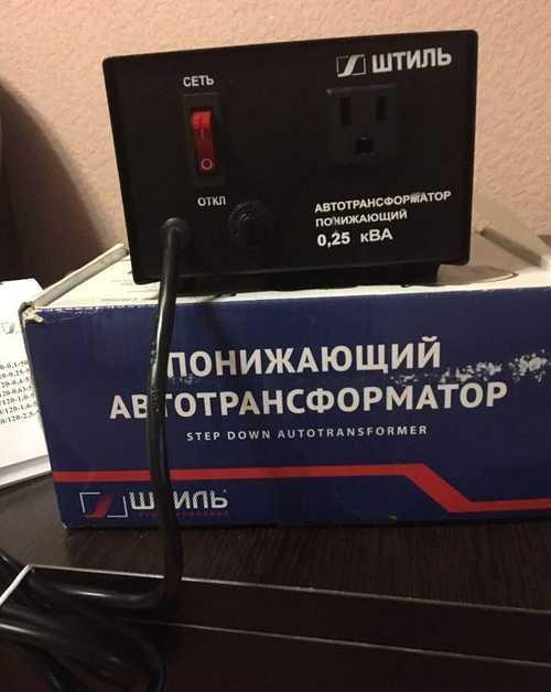 Автотрансформатор понижающий 220/100в, 0,25 кВт