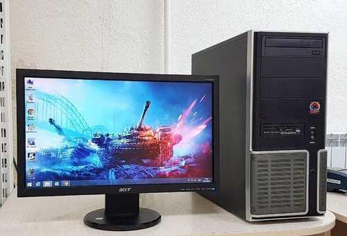 Игровой системный блок + ЖК монитор