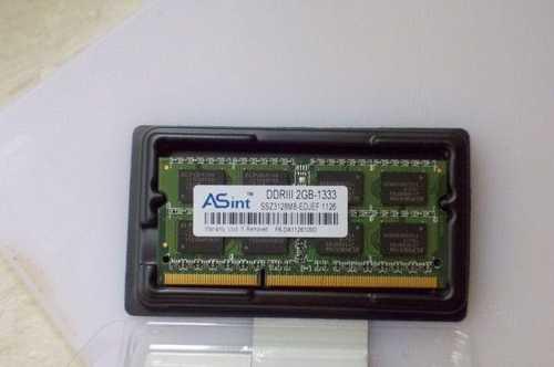 Память для ноутбуков Asint 2GB DDR3 - 1333