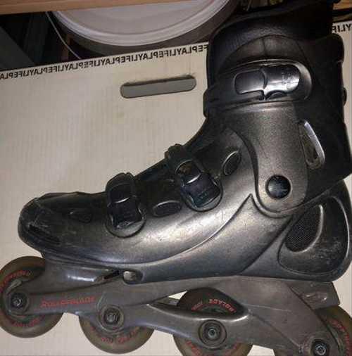 Ролики rollerblade пластиковые, 42 (27 см)